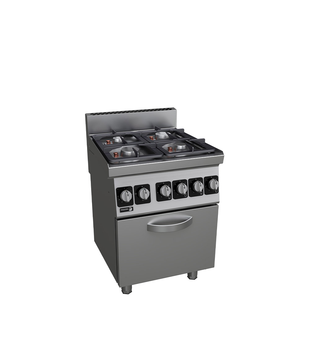 Κουζίνα Αερίου με 4 Εστίες & Φούρνο Αερίου – C-G641 | Arzinos Shop